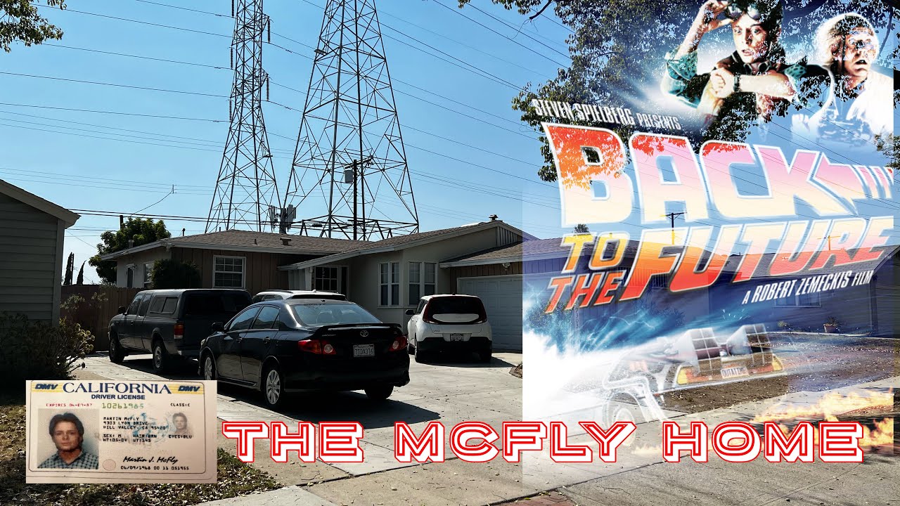 Back to te Future THE Mcfly home in Arleta California - YouTube