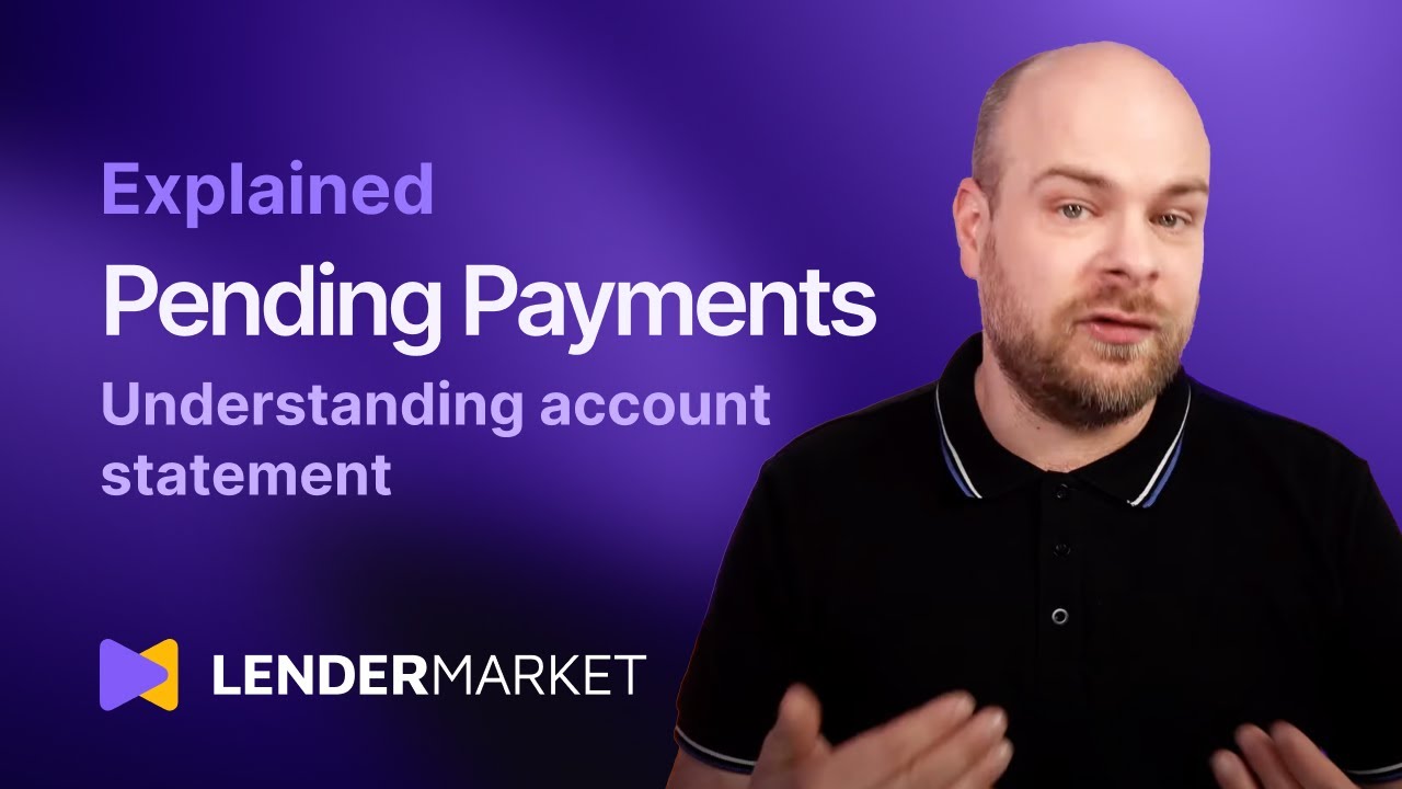 Understanding Pending Payments account statement | Lendermarket ...