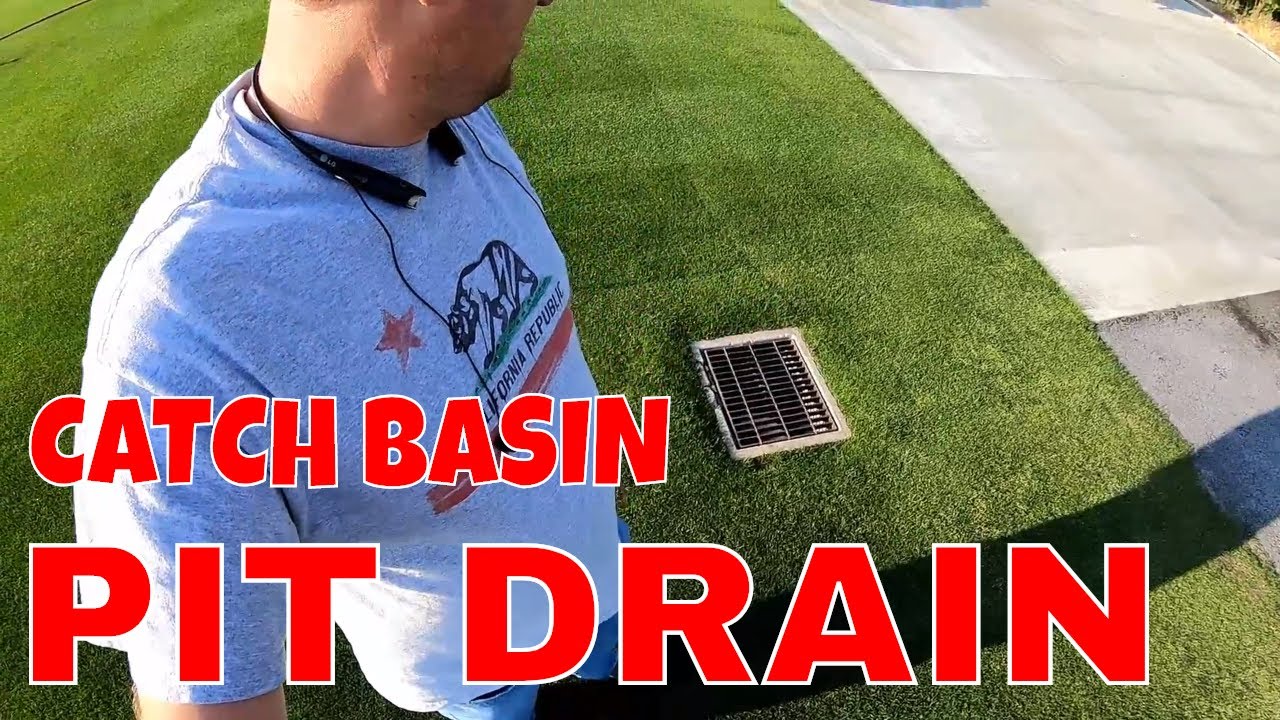 NDS CATCH BASIN AND PIT DRAIN. French Drain // Connor Ward - YouTube