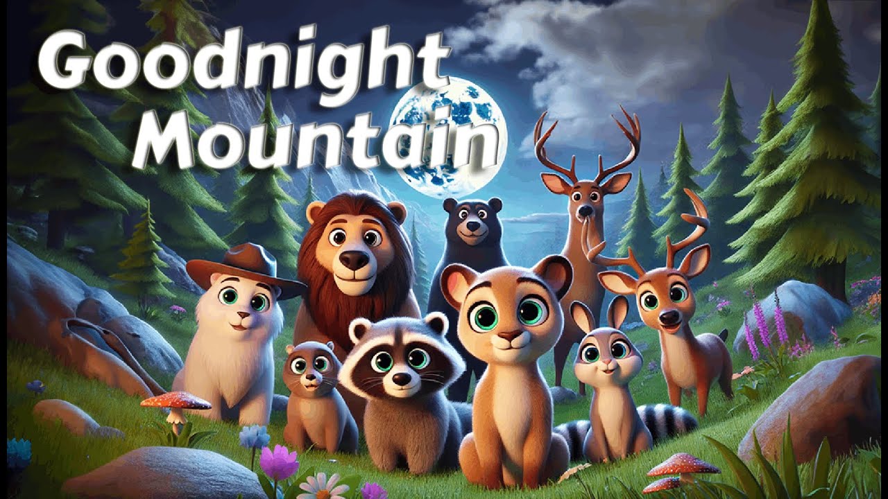 Let's Say Goodnight to 20 Mountain Animals🐻🐏THE IDEAL Cozy Bedtime ...