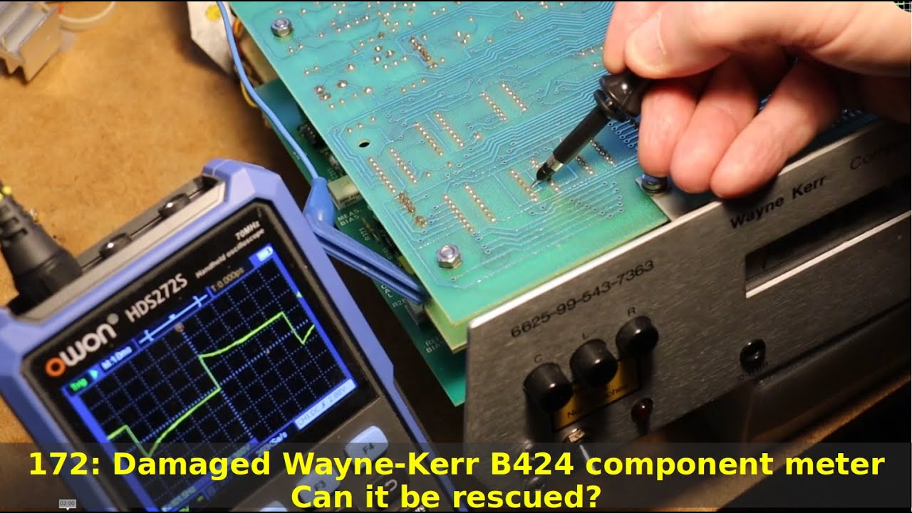 172 - Damaged Wayne-Kerr B424 component meter - can it be rescued ...