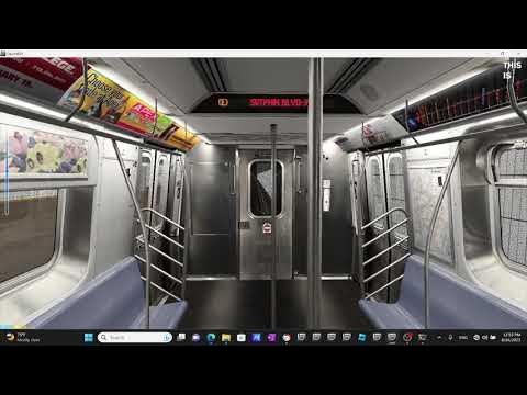 Openbve Gameplay Simulator NYCT IND R160A Alstom E train to World Trade Center - YouTube