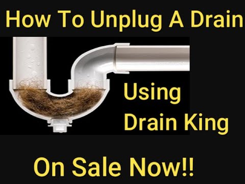 How To Unplug A Drain - The Easy Way Using Drain King - YouTube