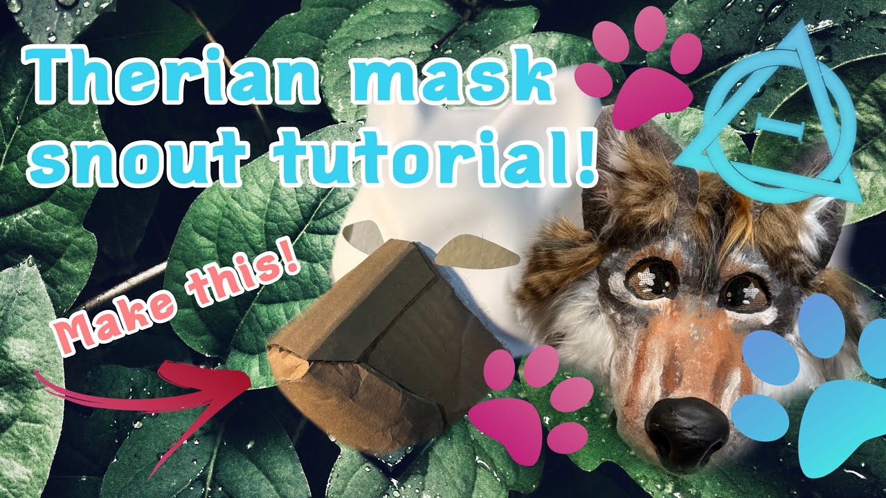 How To Add a Snout to a Cat Mask Base | Therian/Furry Tutorial + Guide ...