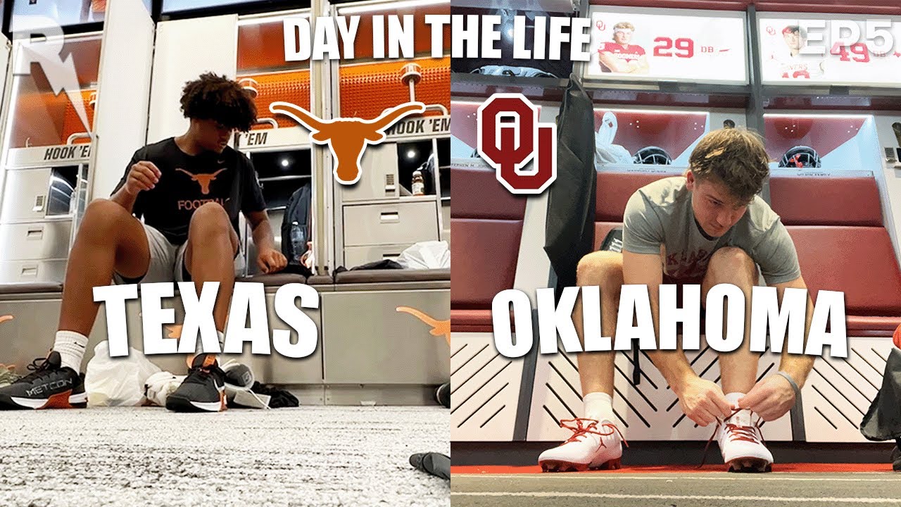 Day In The Life: Texas Vs Oklahoma Football (RIVALS) - YouTube