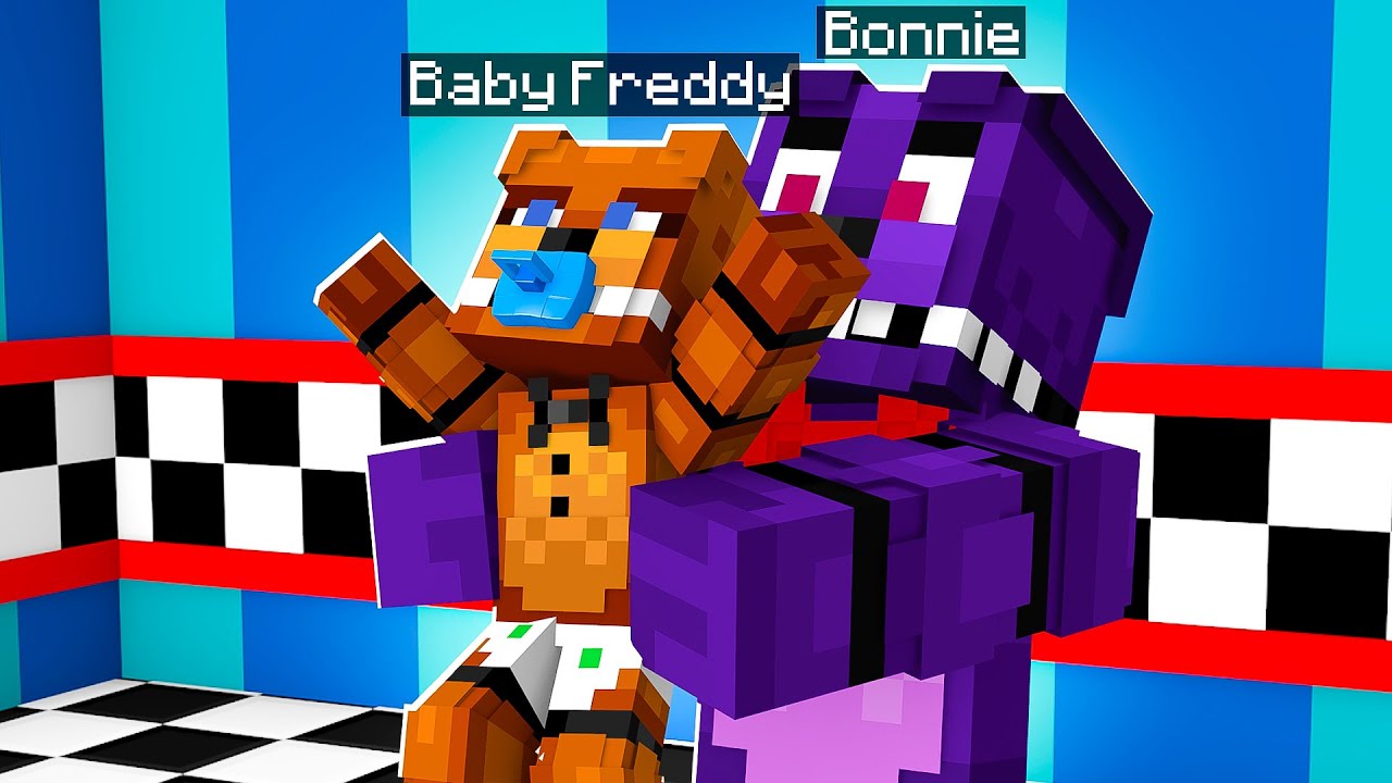 Freddy Turns Into a BABY | Minecraft Five Nights at Freddy’s FNAF ...