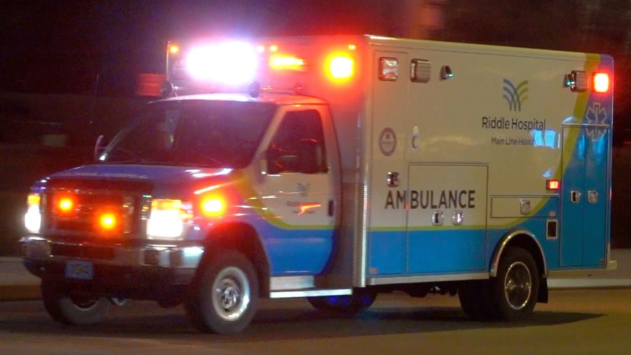 Riddle Hospital EMS MICU 104 Responding - YouTube
