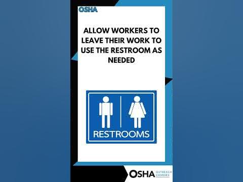 Blog: OSHA Bathroom Break Laws | OSHA Outreach Courses - YouTube
