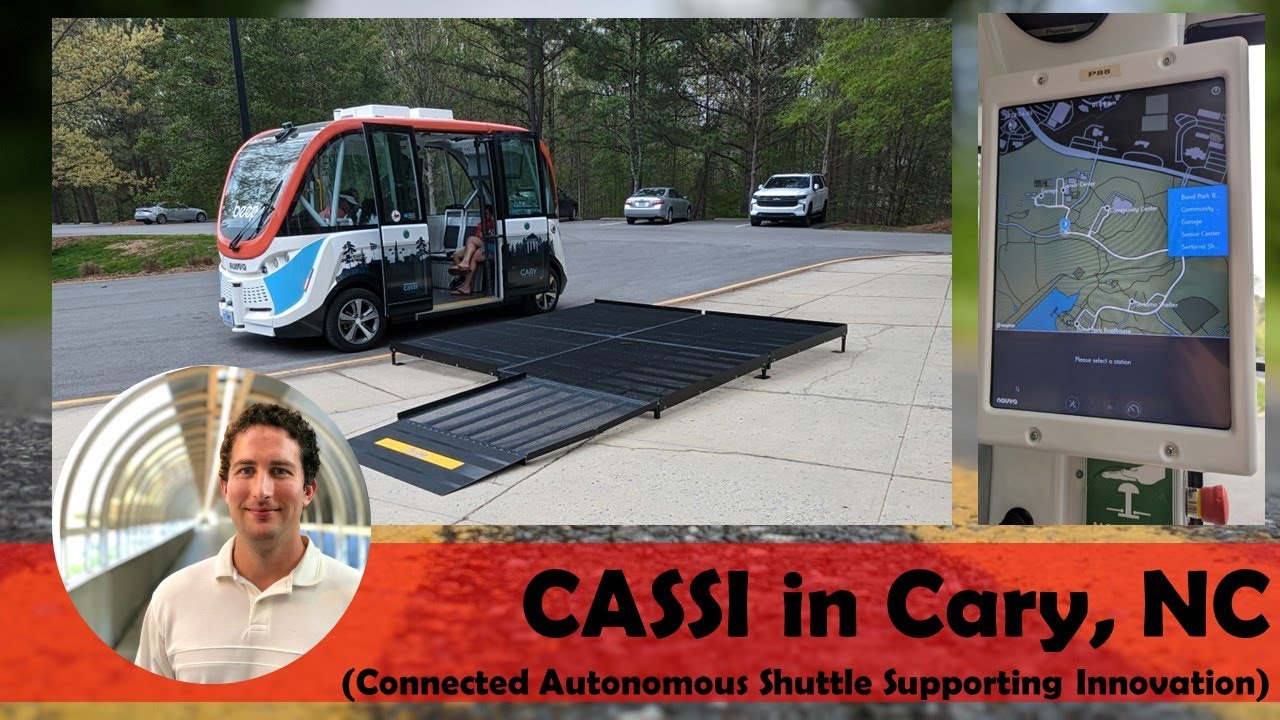 CASSI (Connected Autonomous Shuttle Supporting Innovation) in Bond Park ...
