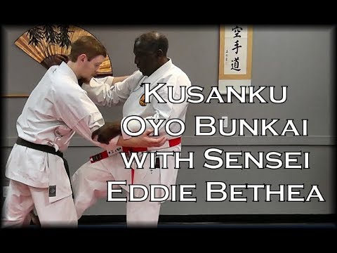 Waza Wednesday 11/1/17 - Kusanku Oyo Bunkai with Sensei Eddie Bethea ...