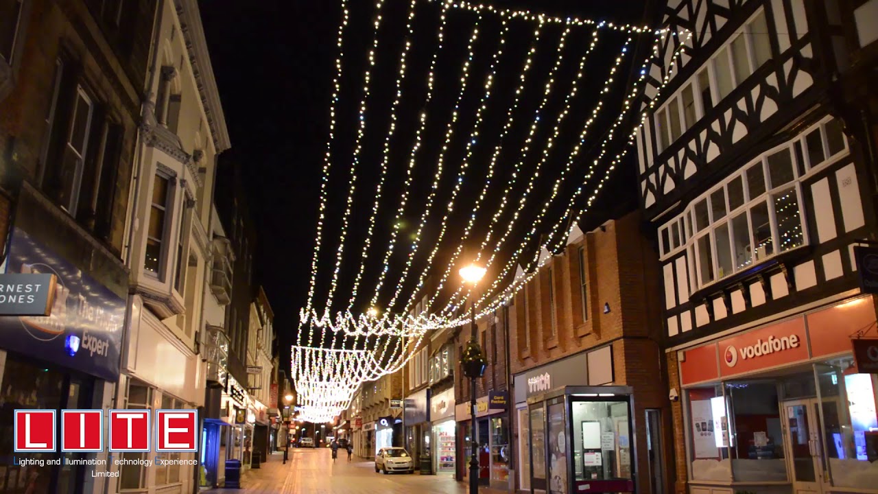 Wrexham Christmas Lights - YouTube