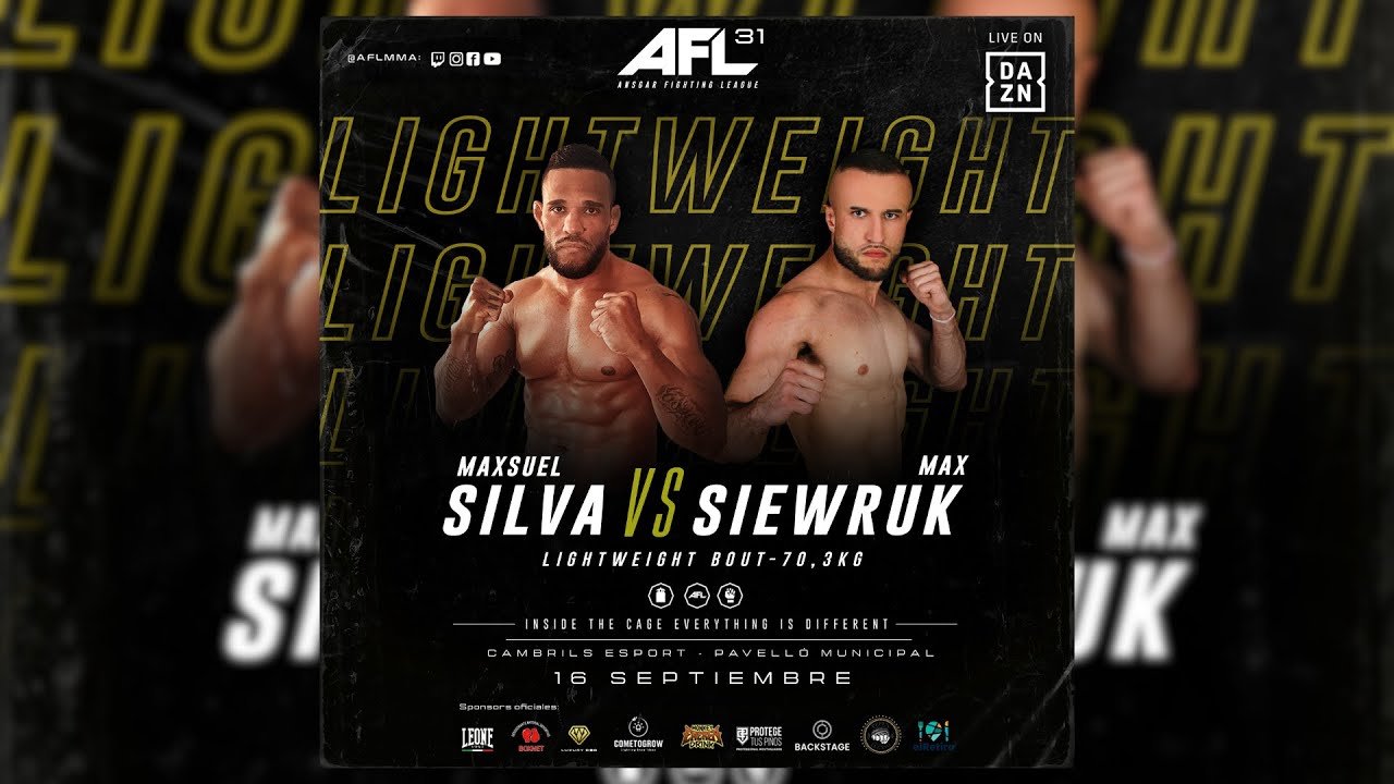 AFL 31 CAMBRILS | MAX SIEWRUK VS MAXSUEL PITBULL SILVA Combate ...