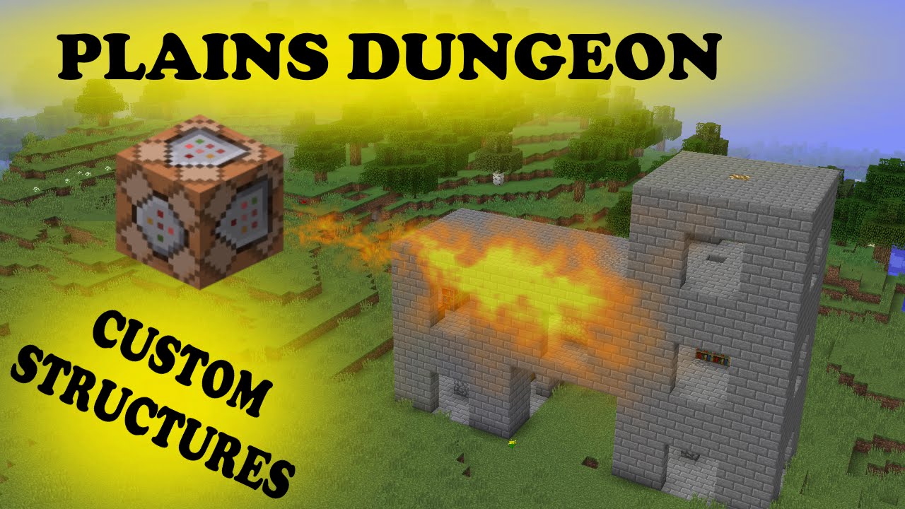 Custom Structures with Jragon E1 | Plains Dungeon - Minecraft - YouTube