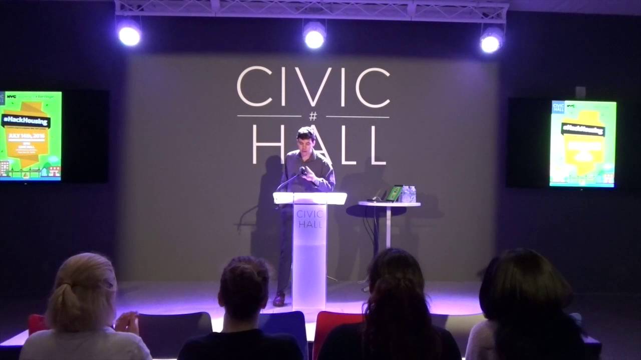 Ben Wellington Introduces #HackHousing 2016 at Civic Hall - YouTube