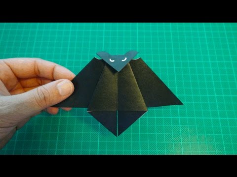 origami【Halloween／Bat】 - YouTube