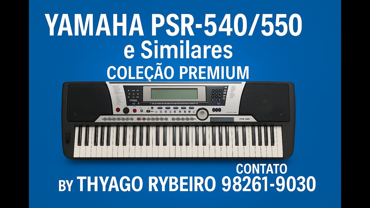35 RITMOS PROFISSINAIS V-1 YAMAHA SEM SAMPLER PSR550 By Thyago Rybeiro - YouTube