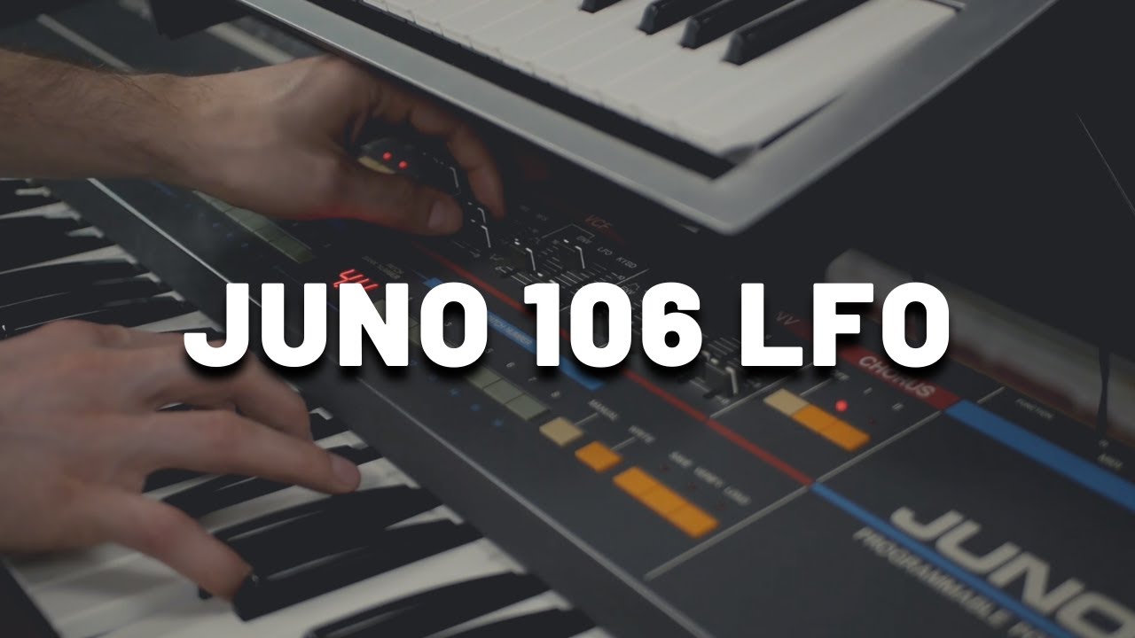 Roland Juno 106 + LFO modulation (no talking) - YouTube