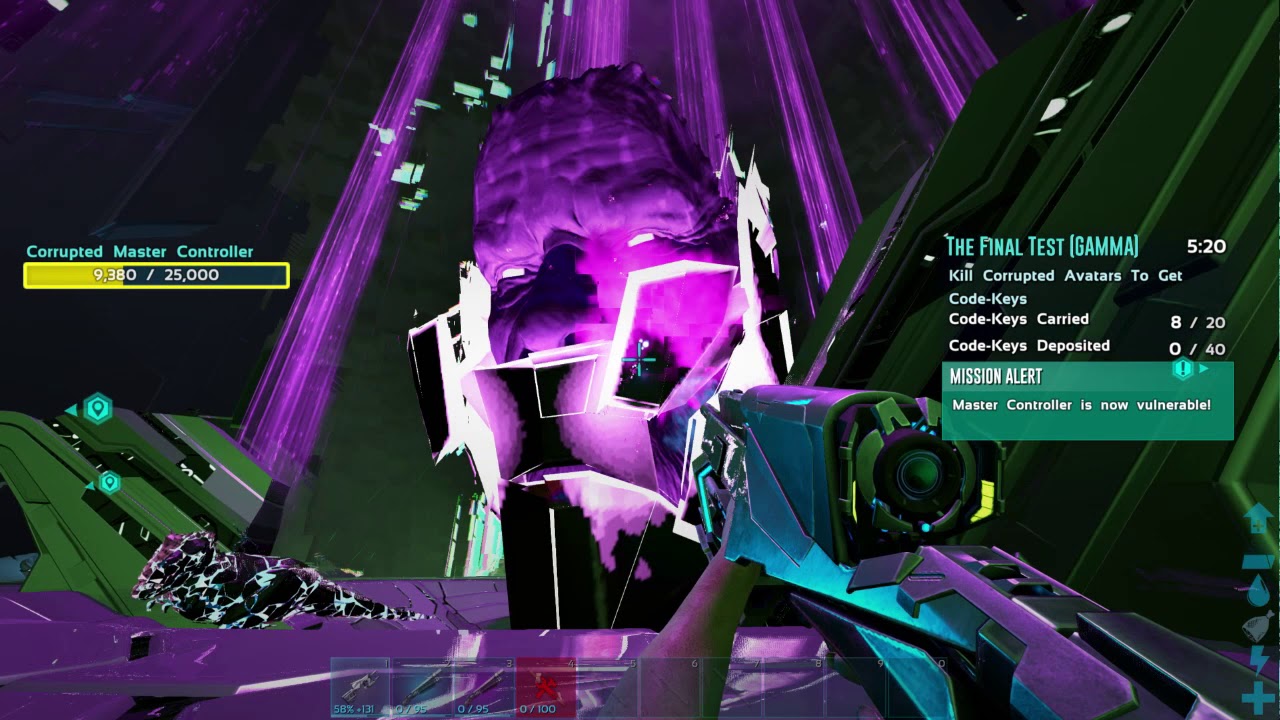 Ark Genesis: Official Settings-Tek Rifle Damage Test - YouTube