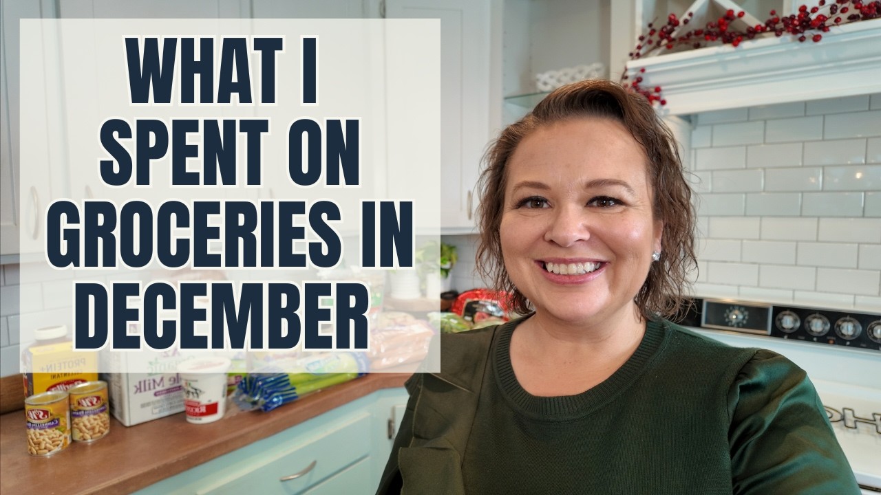 December Grocery Haul Budget | Grocery Breakdown and Organization - YouTube
