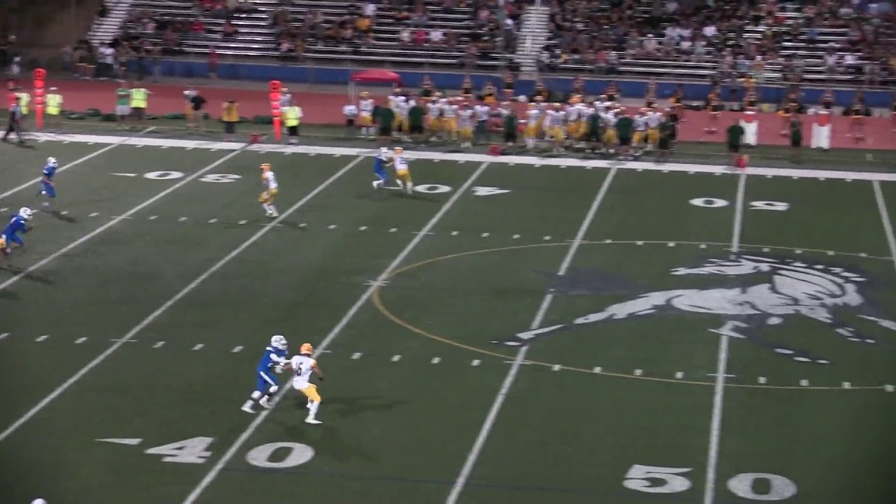 Matt Blocker (13) - short punt return @ Gilroy - YouTube