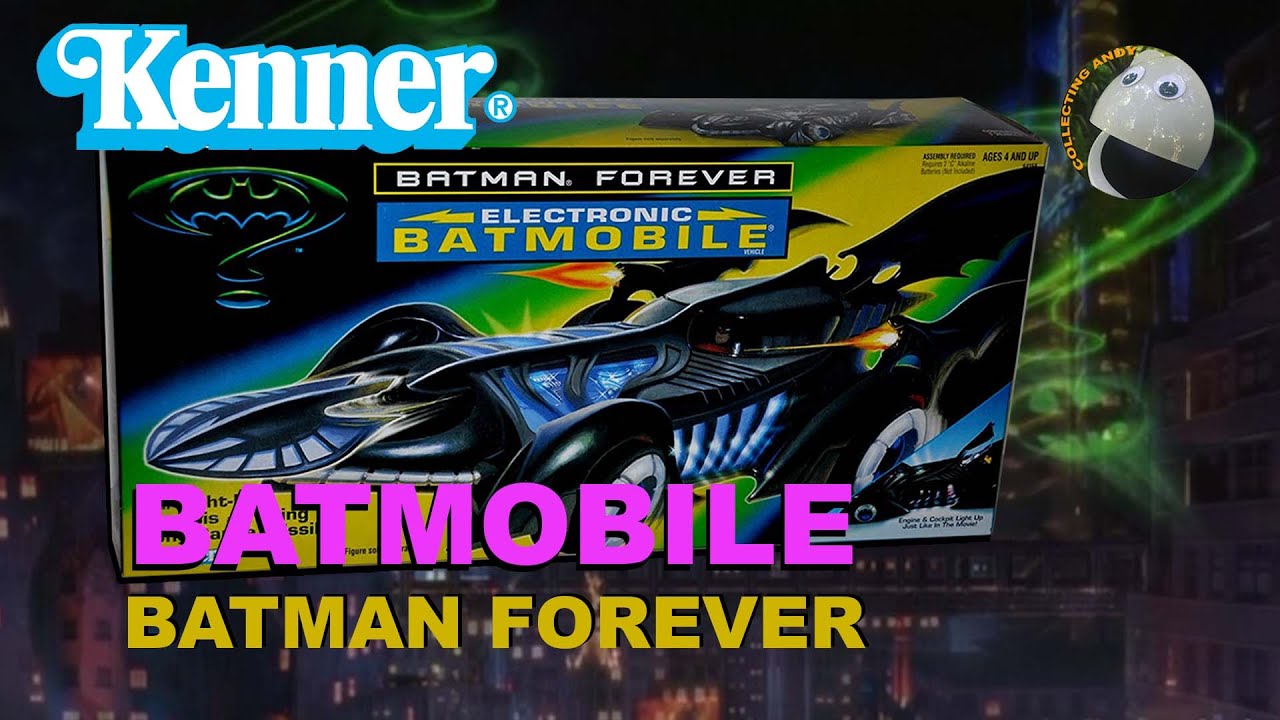 BATMAN FOREVER BATMOBILE TOY | Kenner 1995 #batman #batmantoys - YouTube