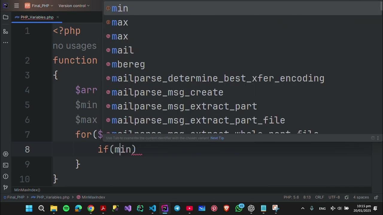 حل سؤال index strings - امتحان 2024 web - YouTube