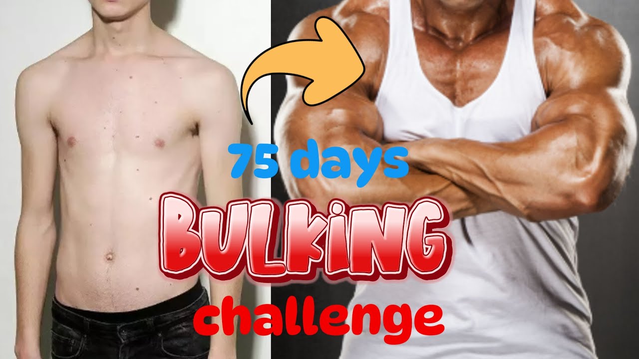 Home workout (1 to 75 days bulking challenge) - YouTube