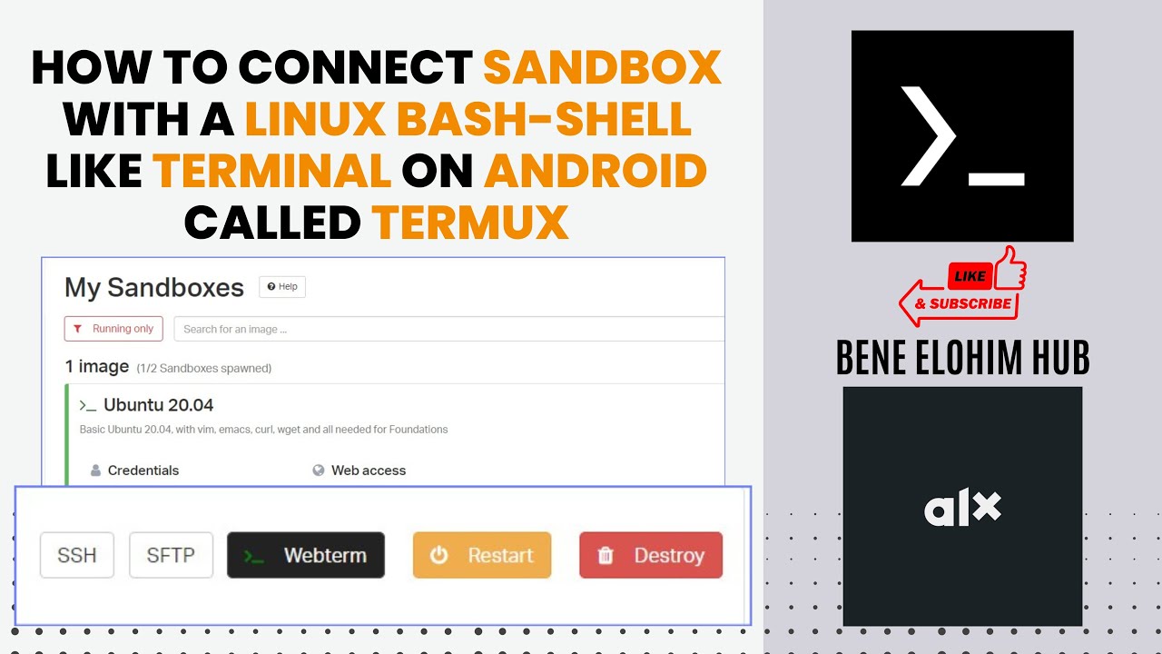 How to Connect Sandbox with a Shell like Terminal on Android | Termux ...