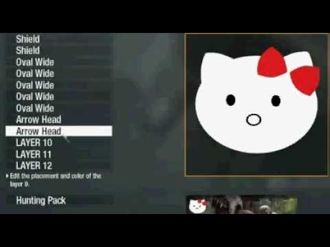 Call of Duty Black Ops How to Make a Hello Kitty Emblem - YouTube
