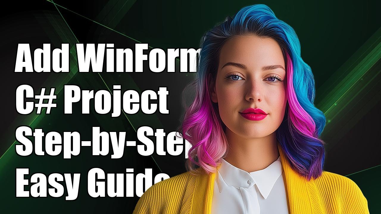 How to Add a New WinForms in C# Project: Step-by-Step Guide - YouTube
