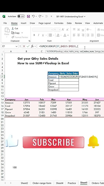 Master SUM + VLOOKUP in Excel: The Ultimate Guide to Level Up Your Skills! - YouTube