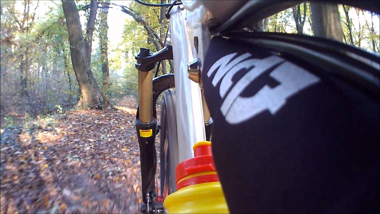 BR-M416 mechanical disc brake trail riding - YouTube