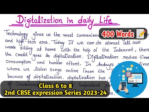 Essay on Digitalisation in daily life | Digitalisation in daily life ...