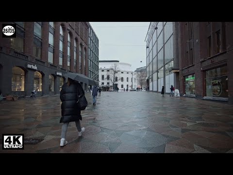 Helsinki city centre walk from Aleksanterinkatu to Ullanlinna (March 2023)
