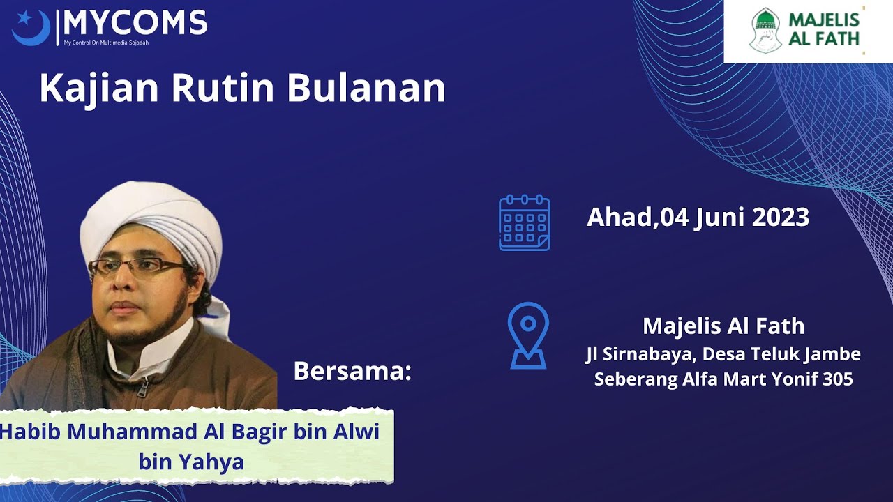 [ LIVE ] HALAL BI HALAL - HABIB MUHAMMAD AL BAGIR BIN ALWI BIN YAHYA ...