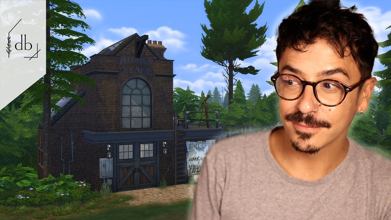 Building an ABANDONED FIRE STATION TINY HOME! | The Sims 4 - YouTube