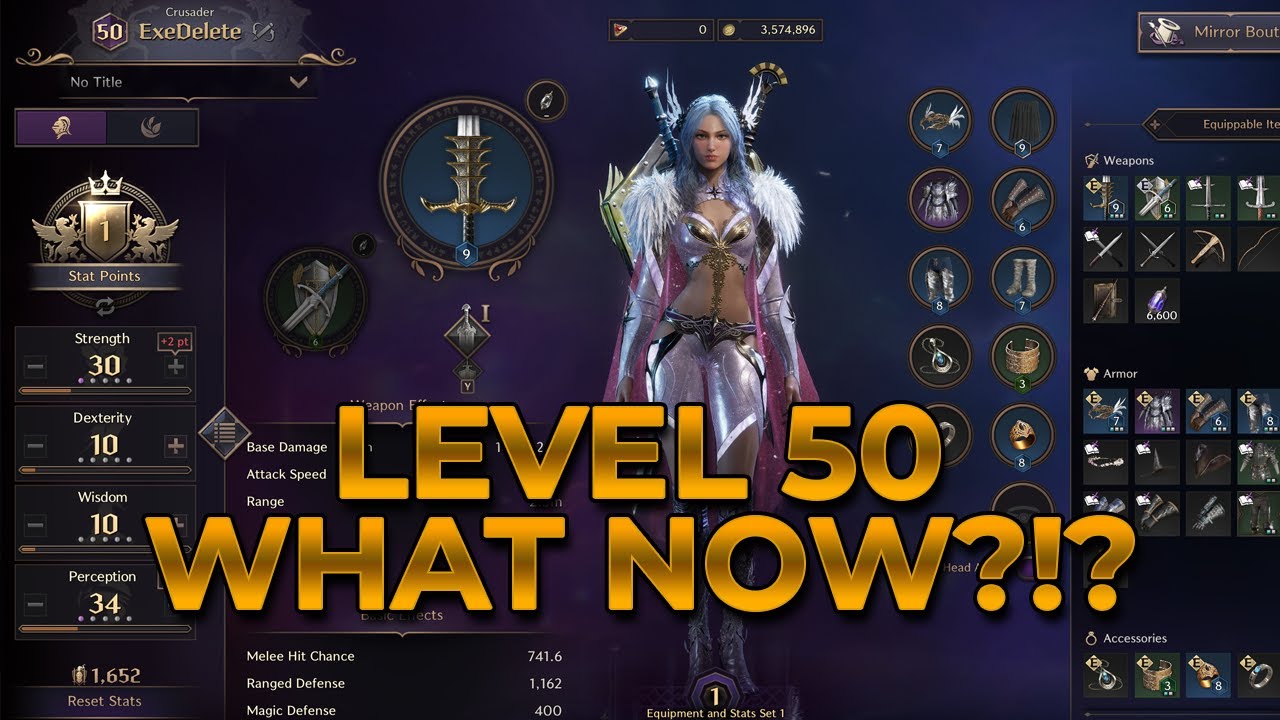 How to Progress Once You Get To Level 50 in Throne And Liberty - YouTube