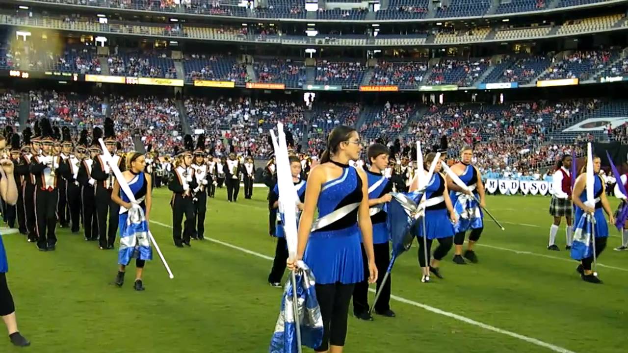 2010 SDSU Marching Aztecs Halftime - High School Band Night - YouTube