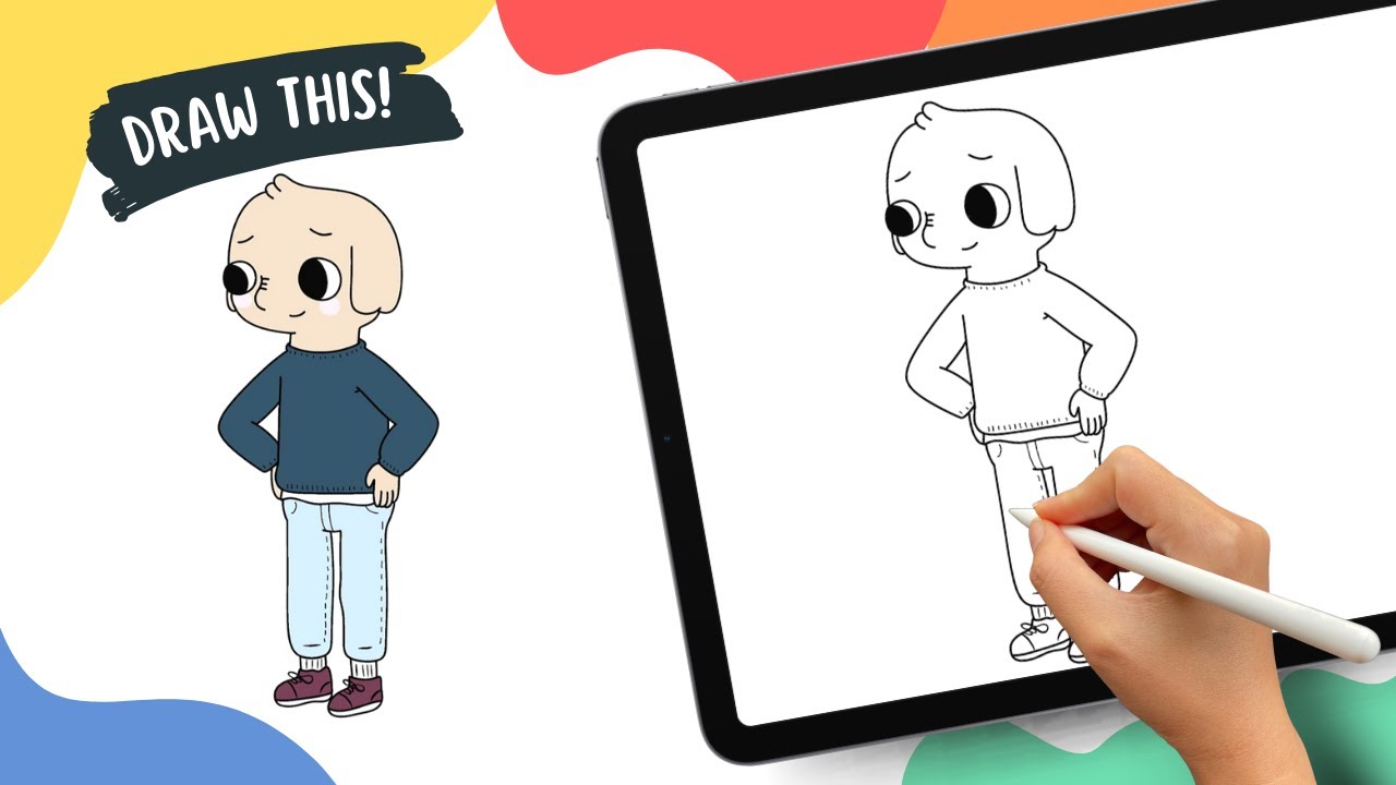 Oscar Peltzer Summer Camp Island | Cartoon Drawing - YouTube
