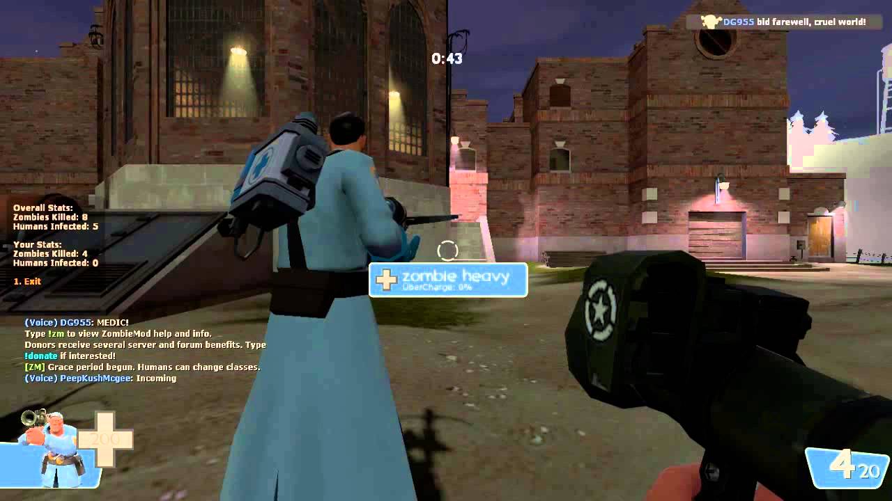 Team Fortress 2 Zombie Mod GamePlay (Part 4) - YouTube
