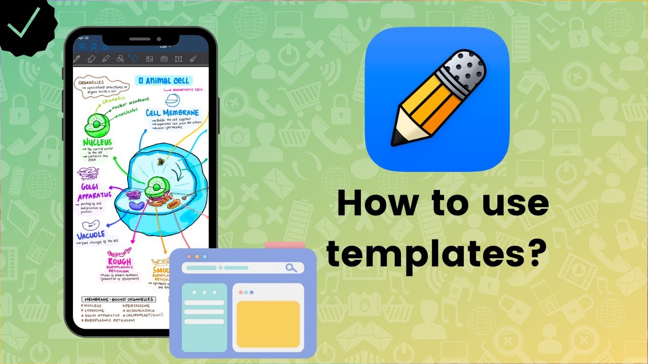 How to use templates on Notability? - Notability Tips - YouTube
