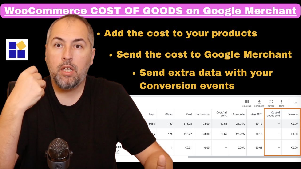 Track WooCommerce COST OF GOODS for Google Merchant Ads - YouTube