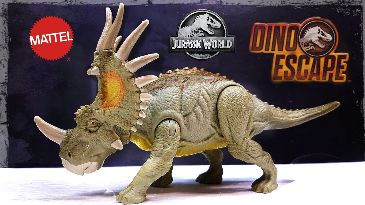 2021 Mattel Fierce Force Styracosaurus Review!!! Jurassic World Dino ...