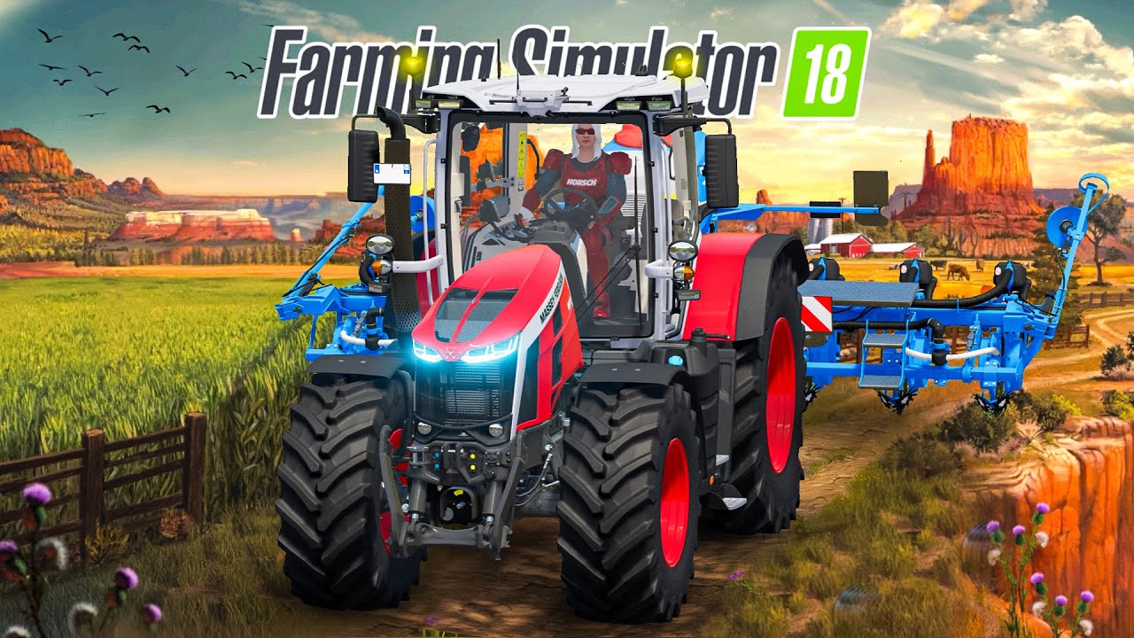 Planting & Spreading With Massey Ferguson In Fs18 | Fs18 Multiplayer ...