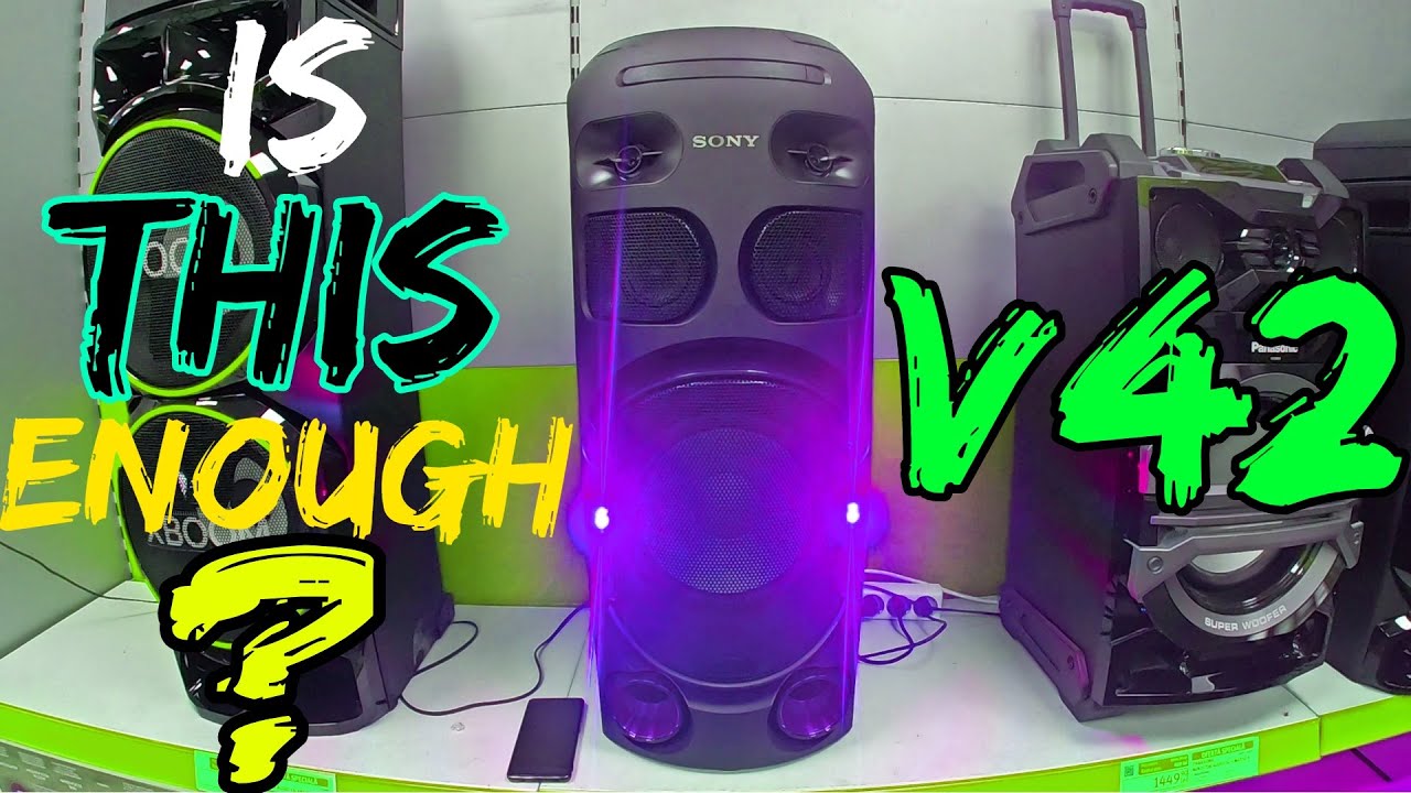 You MUST SEE THIS😮SONY MHC V42D Volume 40 MEGABASS ON🔊 - YouTube