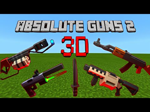 Minecraft: Absolute Guns 3D [Mod/Addon] - YouTube
