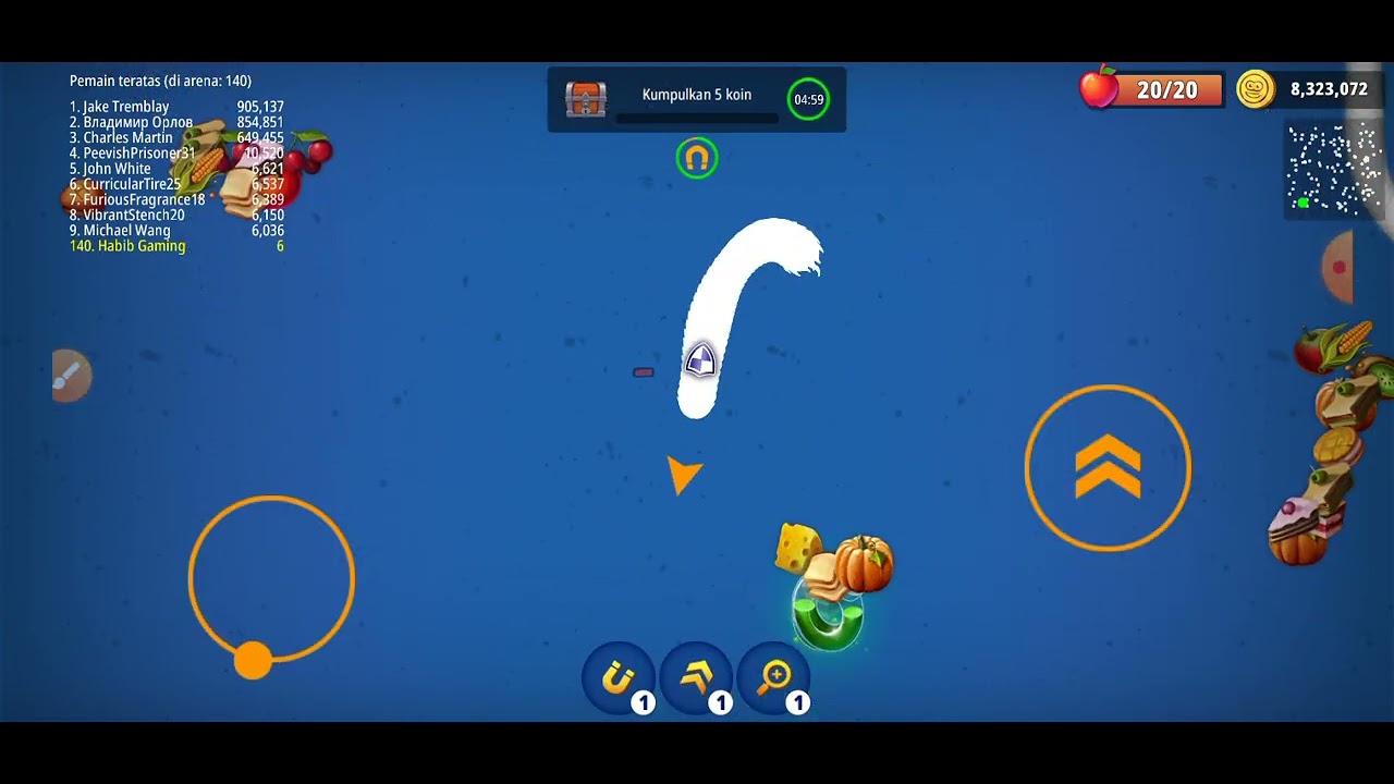 Worm zone io mod apk unlimited coin dan skin - YouTube