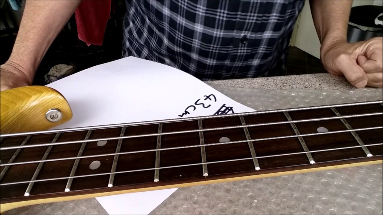 Westone Thunder Jet Pt-4 Sorting Out the Scale Length. - YouTube