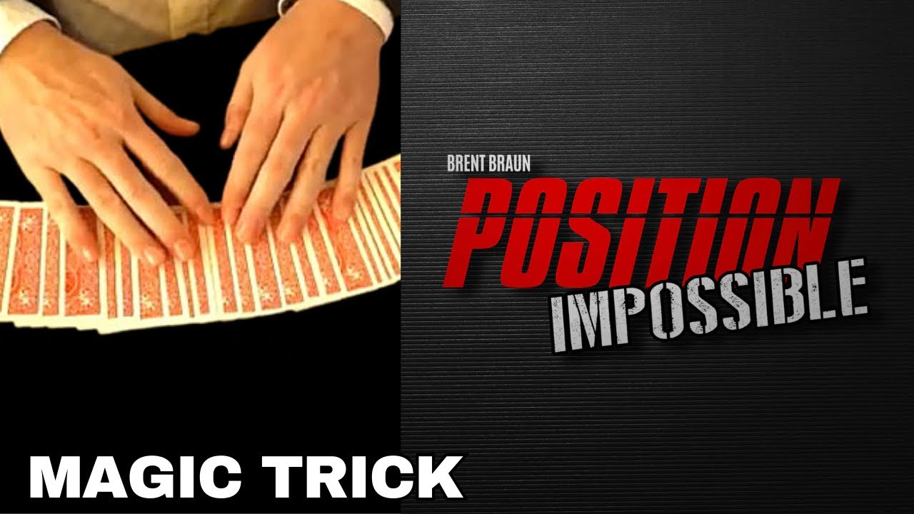Position Impossible Magic Trick by Brent Braun - YouTube