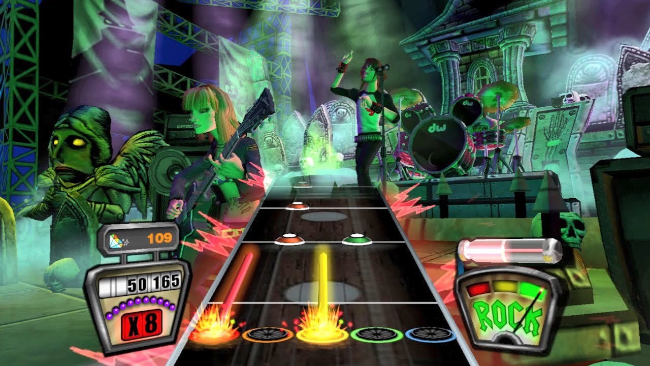 Guitar Hero Gothic Metal Ps2 : 10th Man Down - Nightwish - YouTube